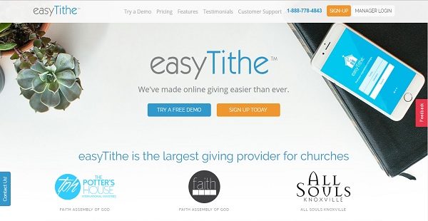 easyTithe Reviews: Pricing & Software Features 2022 - Financesonline.com