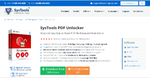 SysTools PDF Unlocker Reviews: Pricing & Software Features 2024 ...