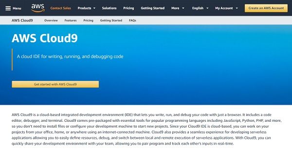 AWS Cloud9 Reviews: Pricing & Software Features 2024 - Financesonline.com
