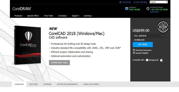 CorelCAD Reviews: Pricing & Software Features 2023 - Financesonline.com
