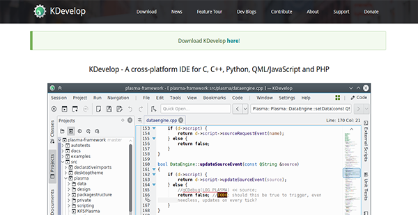 KDevelop Reviews: Pricing & Software Features 2024 - Financesonline.com