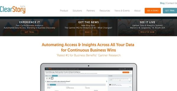 ClearStory Data Reviews: Pricing & Software Features 2024 - Financesonline.com