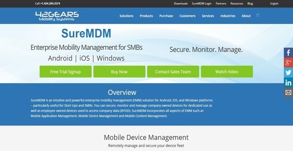 SureMDM by 42Gears Reviews: Pricing & Software Features 2024 ...