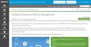 VMware AirWatch Reviews: Pricing & Software Features 2024 ...