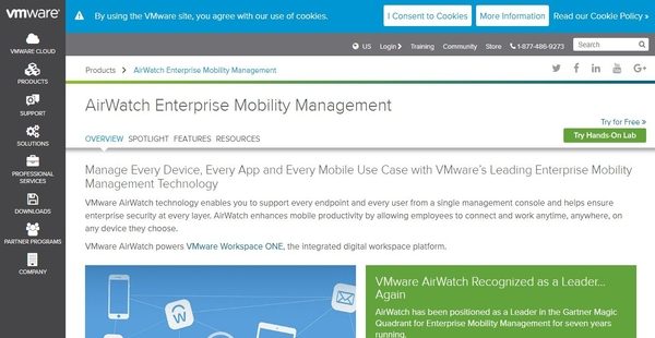 VMware AirWatch Reviews: Pricing & Software Features 2024 ...