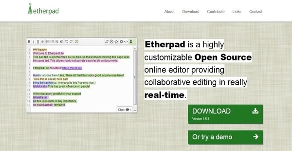 Etherpad Reviews: Pricing & Software Features 2024 - Financesonline.com