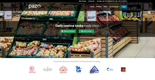 PAZO Reviews: Pricing & Software Features 2024 - Financesonline.com