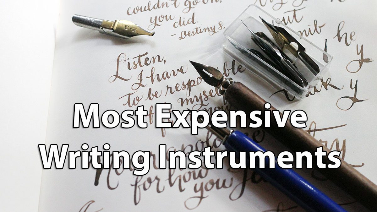 10 Most Expensive Writing Instruments In The World in 2024 ...