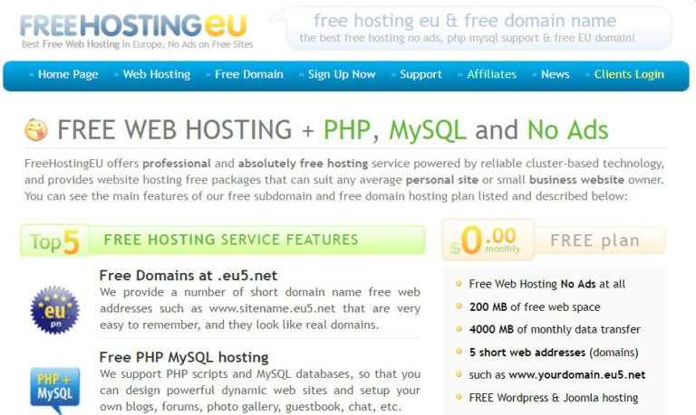 20 Best Free Web Hosting Services in 2024 - Financesonline.com