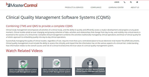 MasterControl CQMS Reviews: Pricing & Software Features 2024 ...