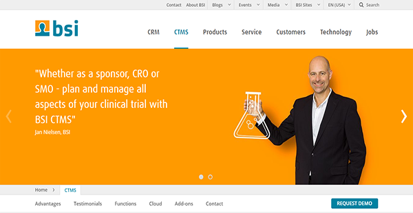 BSI CTMS Reviews: Pricing & Software Features 2024 - Financesonline.com