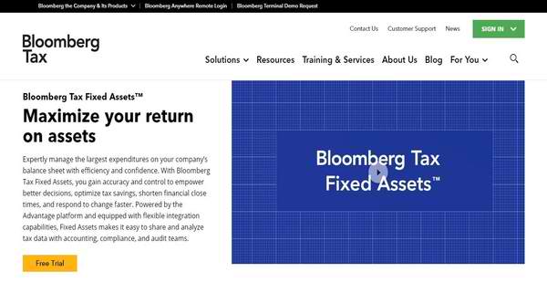 Bloomberg Tax Fixed Assets Reviews: Pricing & Software Features 2024 ...