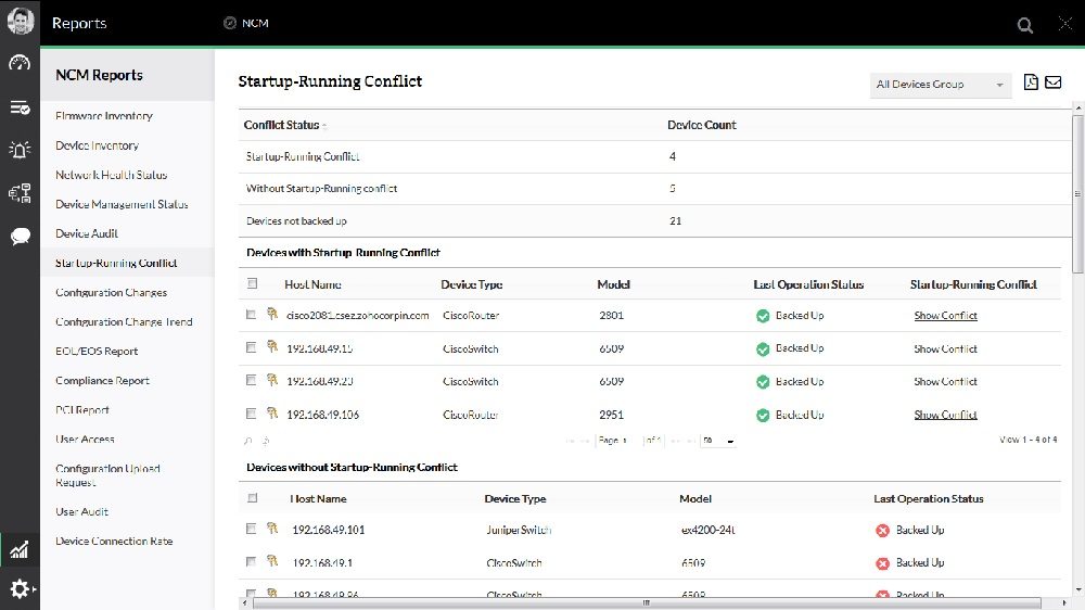 Pros & Cons of ManageEngine Network Configuration Manager ...