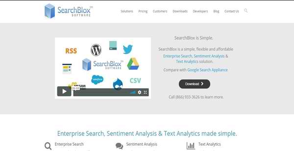 SearchBlox Reviews: Pricing & Software Features 2024 - Financesonline.com
