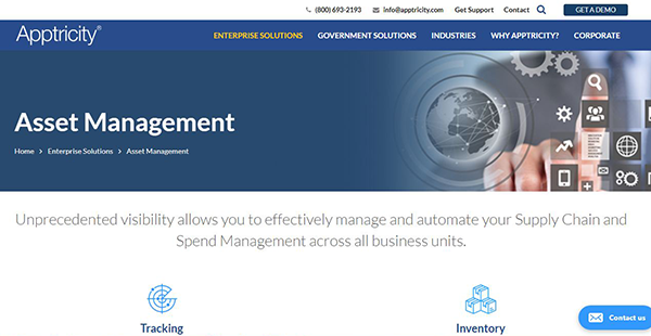 Apptricity Asset Management Reviews: Pricing & Software Features 2024 ...