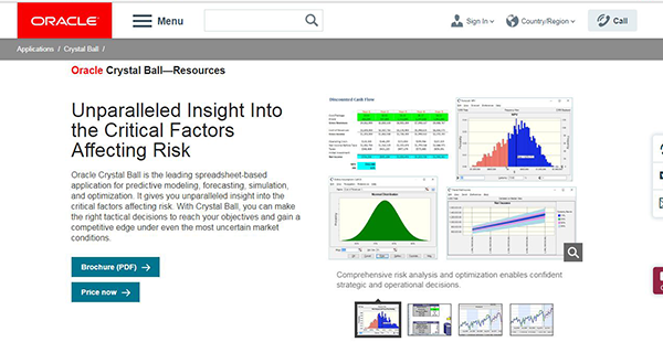 Oracle Crystal Ball Reviews: Pricing & Software Features 2024 ...