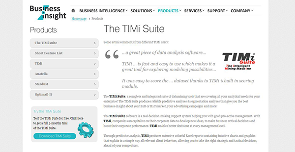 TIMi Suite Reviews: Pricing & Software Features 2024 - Financesonline.com
