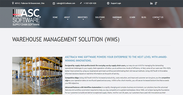 ASCTrac WMS Reviews: Pricing & Software Features 2024 - Financesonline.com