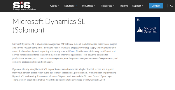 Microsoft Dynamics SL Reviews: Pricing & Software Features 2024 - Financesonline.com