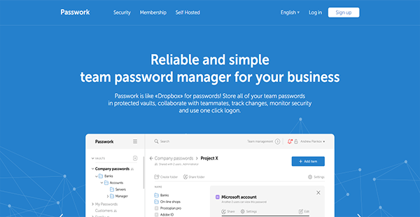 Passwork Reviews: Pricing & Software Features 2024 - Financesonline.com