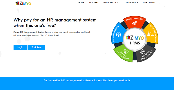 Zimyo HRMS Reviews: Pricing & Software Features 2022 - Financesonline.com