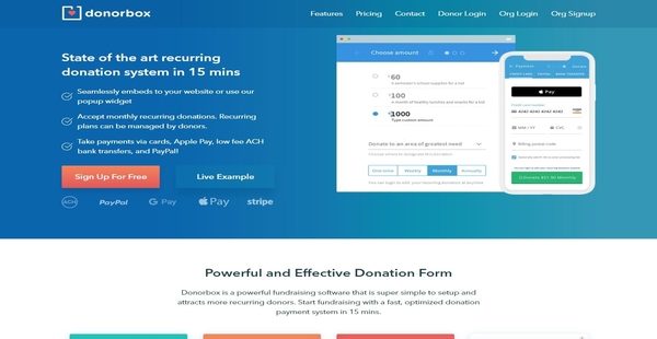Donorbox Reviews: Pricing & Software Features 2024 - Financesonline.com