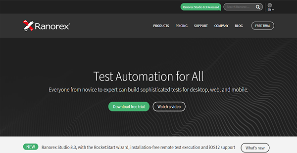 Ranorex Reviews: Pricing & Software Features 2024 - Financesonline.com