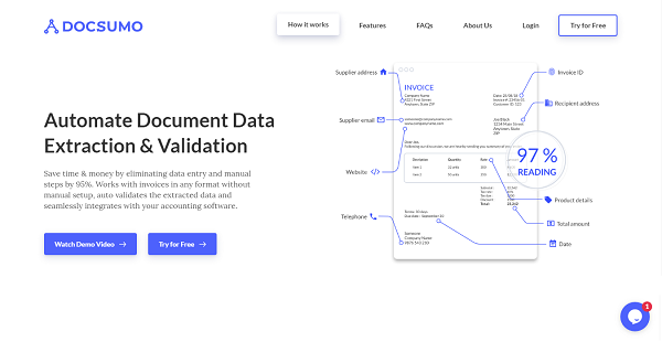 Docsumo Reviews: Pricing & Software Features 2024 - Financesonline.com