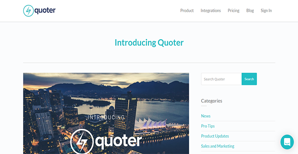 Quoter Reviews: Pricing & Software Features 2024 - Financesonline.com