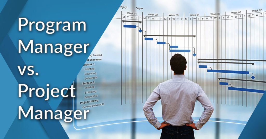 What s The Difference Between Program Manager And Project Manager 