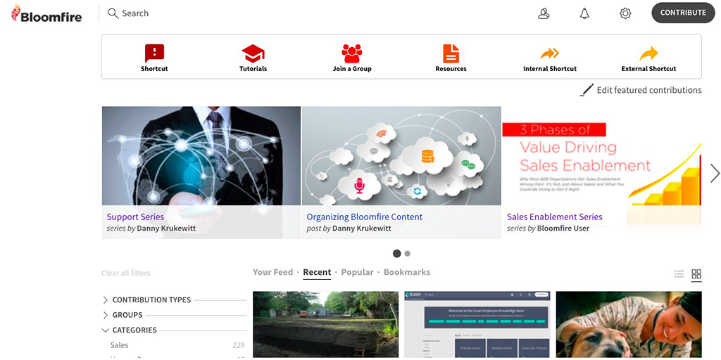 Pros & Cons of Bloomfire: Analysis of a Knowledge Management Software ...