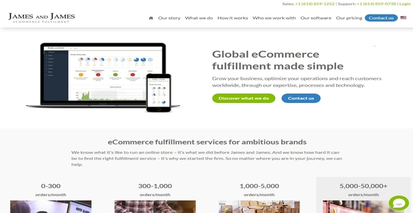 James and James Fulfillment Reviews: Pricing & Software Features 2024 - Financesonline.com