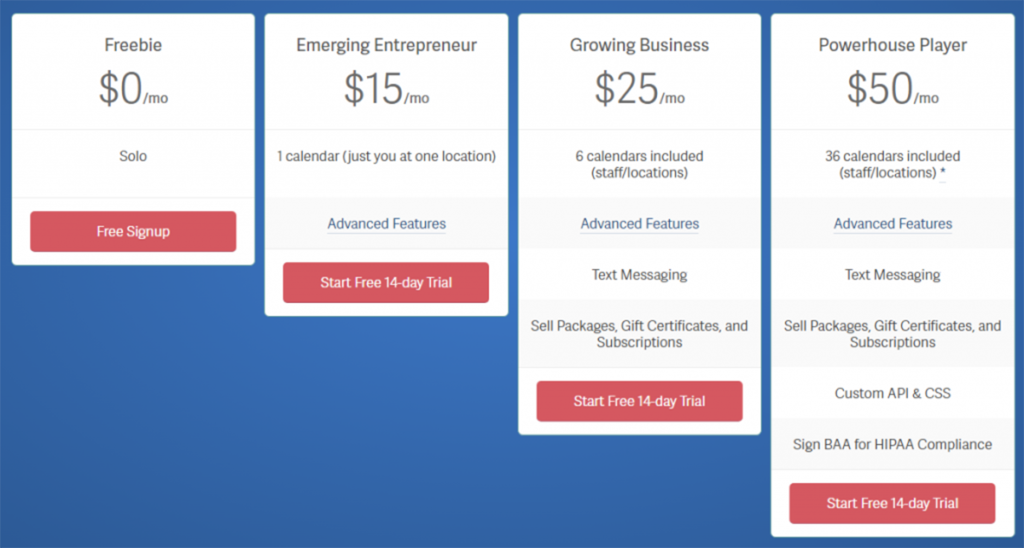 Acuity Scheduling Pricing Packages in 2024: What's Included in the Free ...