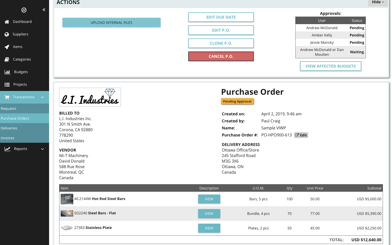Best Purchase Order Software For QuickBooks in 2024 - Financesonline.com