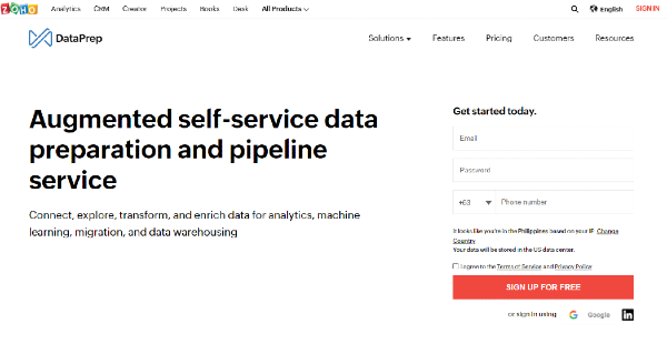 Zoho DataPrep Reviews: Pricing & Software Features 2024 - Financesonline.com