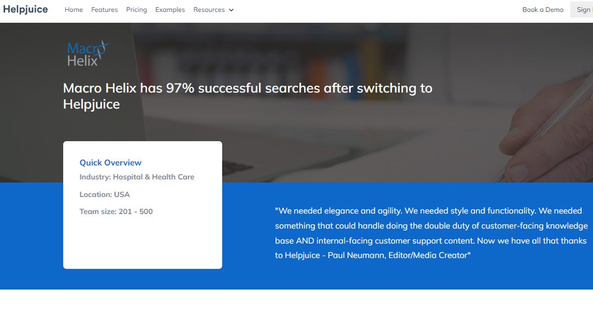 Document360 vs. Helpjuice: 2024 Comparison of Features, Pricing ...
