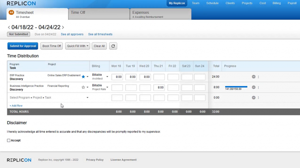 Replicon Pricing Packages: How Much Do the Plans Cost? - Financesonline.com