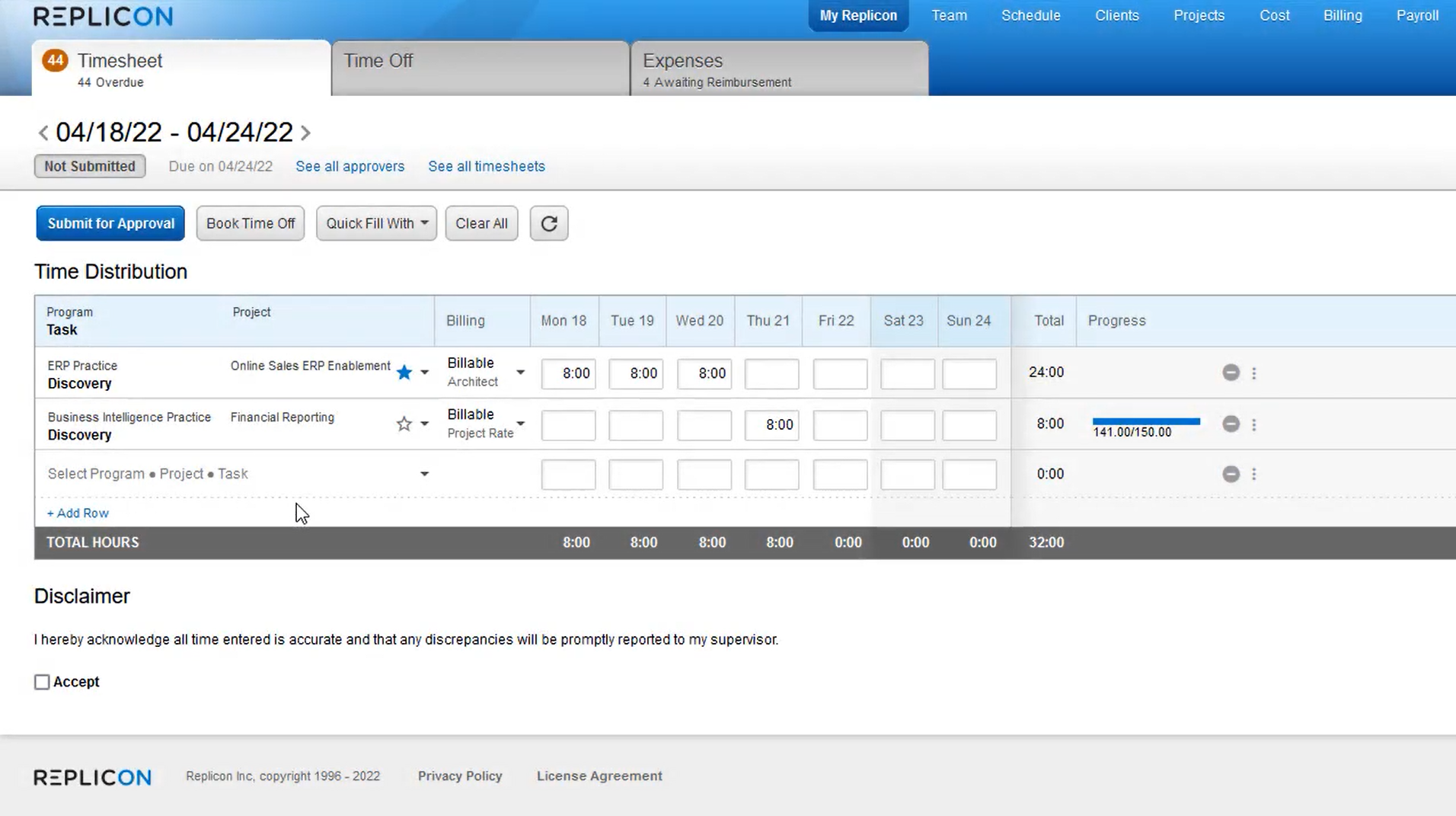 Replicon Pricing Packages: How Much Do the Plans Cost? - Financesonline.com