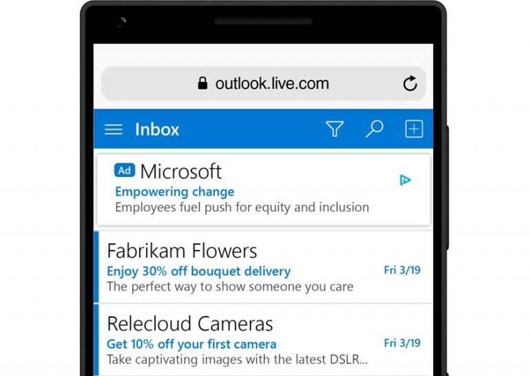 Microsoft Outlook Rolls Out Email Message-Looking Ads to Ramp Up ...