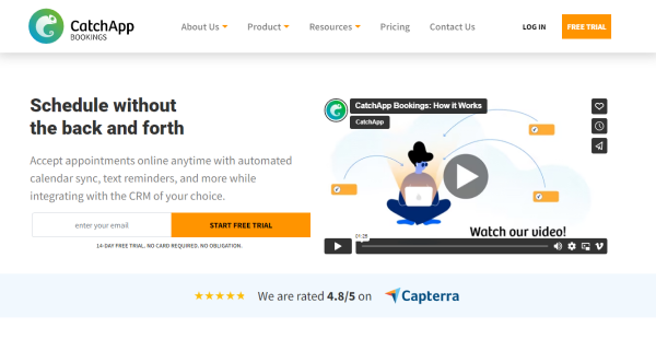 CatchApp Bookings Reviews: Pricing & Software Features 2024 - Financesonline.com