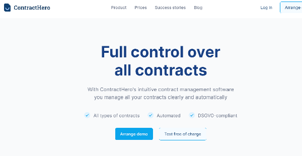 ContractHero Reviews: Pricing & Software Features 2024 - Financesonline.com