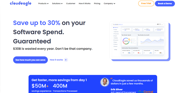 CloudEagle.ai Reviews: Pricing & Software Features 2024 - Financesonline.com