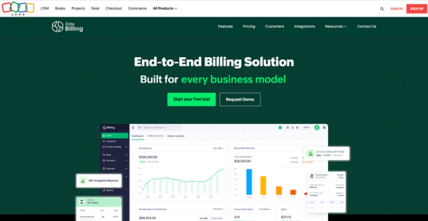 Zoho Billing Reviews: Pricing & Software Features 2024 - Financesonline.com