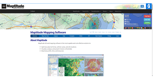 Maptitude Reviews: Pricing & Software Features 2024 - Financesonline.com