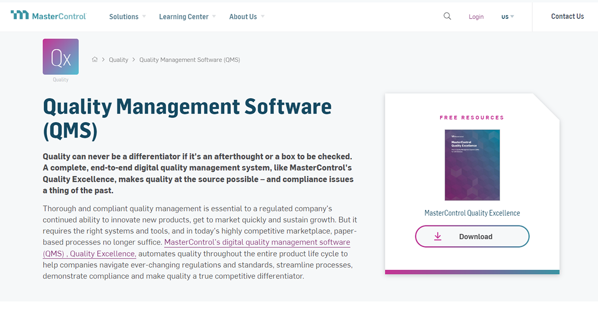 Quality Management Software (QMS) Reviews: Pricing & Software Features ...