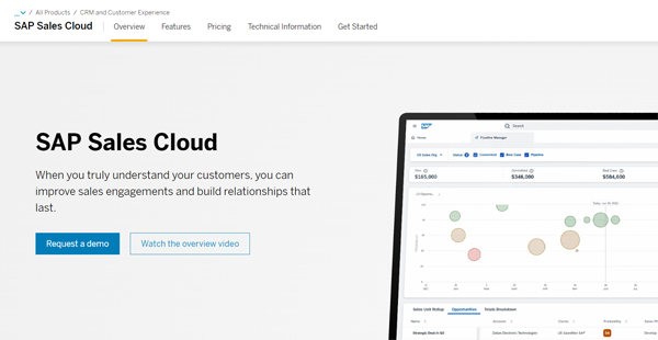 SAP Sales Cloud Reviews: Pricing & Software Features 2024 ...