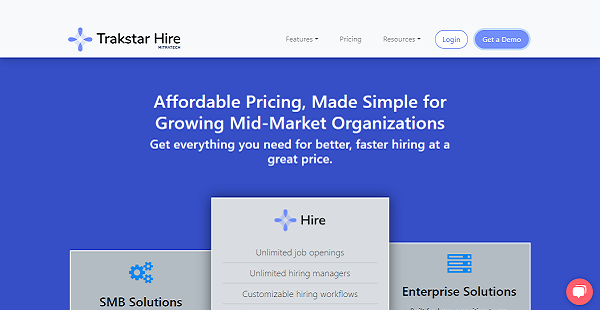 Trakstar Hire Reviews: Pricing & Software Features 2024 ...