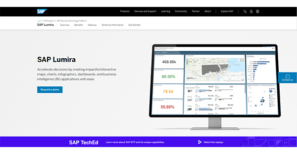 SAP Lumira Reviews: Pricing & Software Features 2024 - Financesonline.com