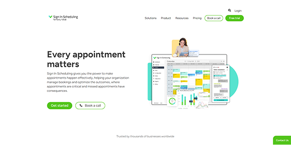 Sign In Scheduling Reviews: Pricing & Software Features 2024 ...