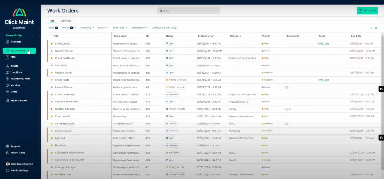 Pros & Cons of Click Maint: Analysis of a Top CMMS Solution ...